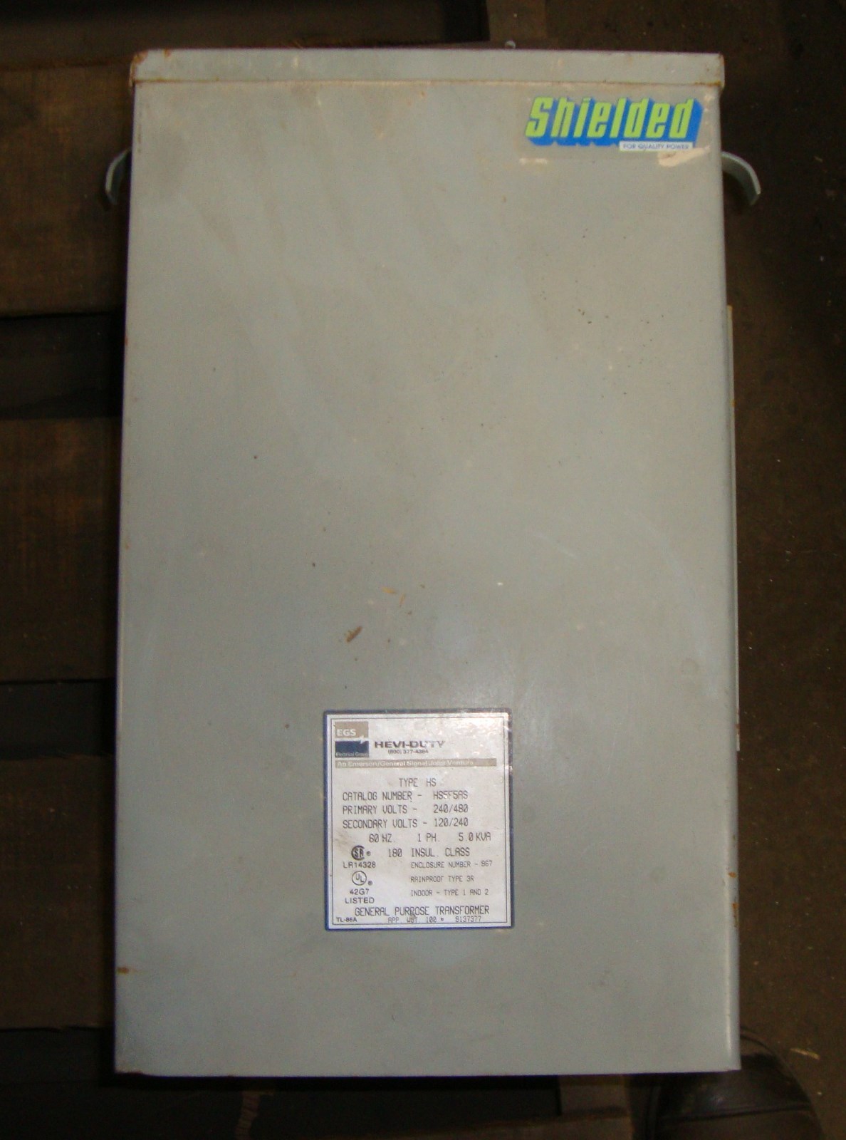Emerson / General Signal General Purpose Transformer Cat HS5F5AS ...