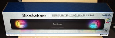 Brookstone Chroma 17.5" Multimedia Sound Bar Brand New in Sealed Box ...