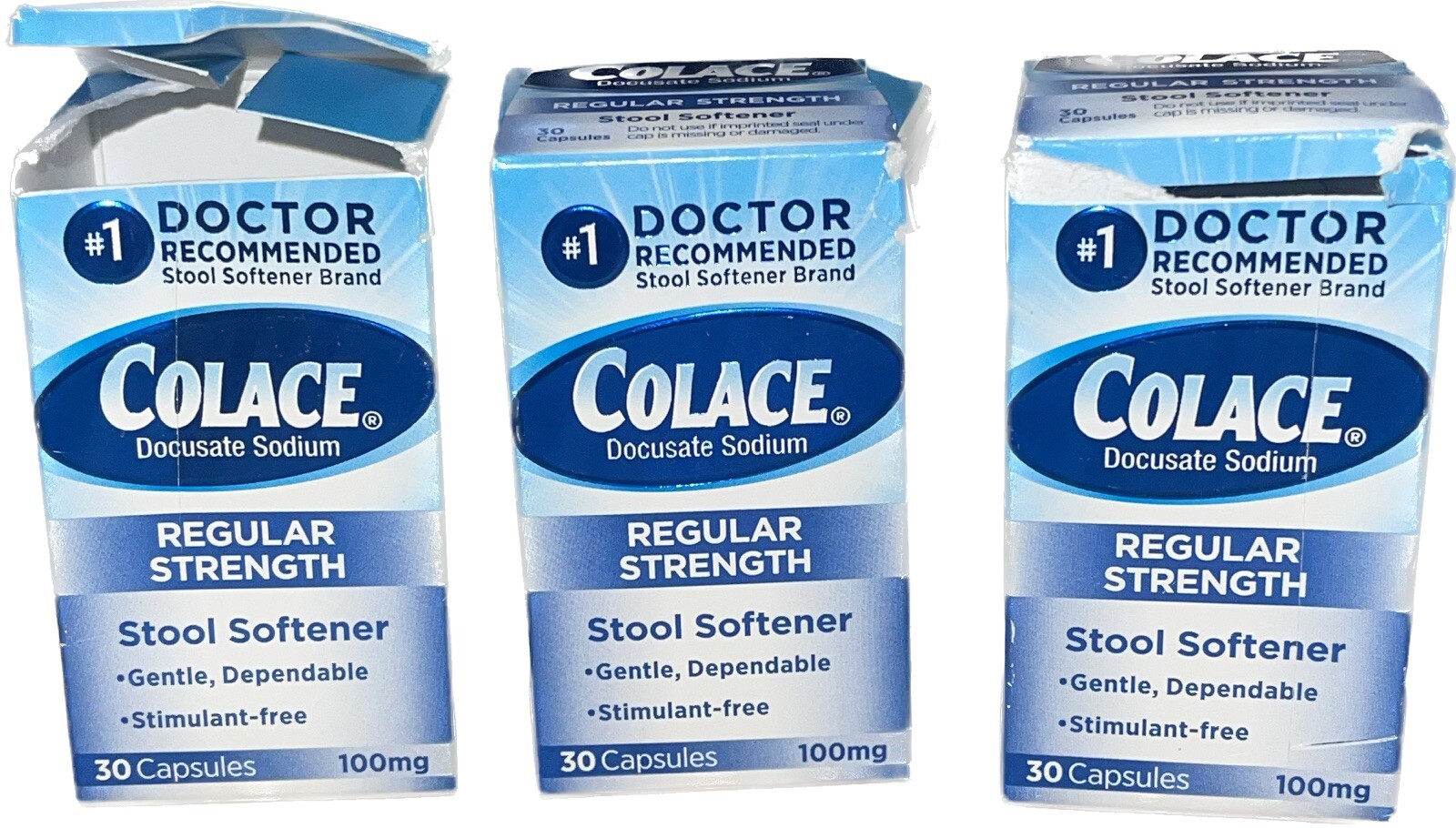 3x Boxes COLACE STOOL SOFTENER 90 Total Capsules Ex 11/25 | eBay