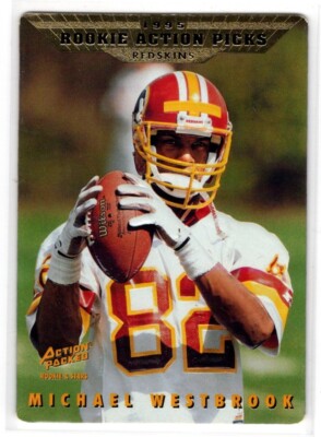 MICHAEL WESTBROOK REDSKINS RC 1995 ACTION PACKED ROOKIE ACTION PICKS ...