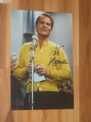 Singer PAT BOONE Signed 4x6 Photo AUTOGRAPH 1D | eBay