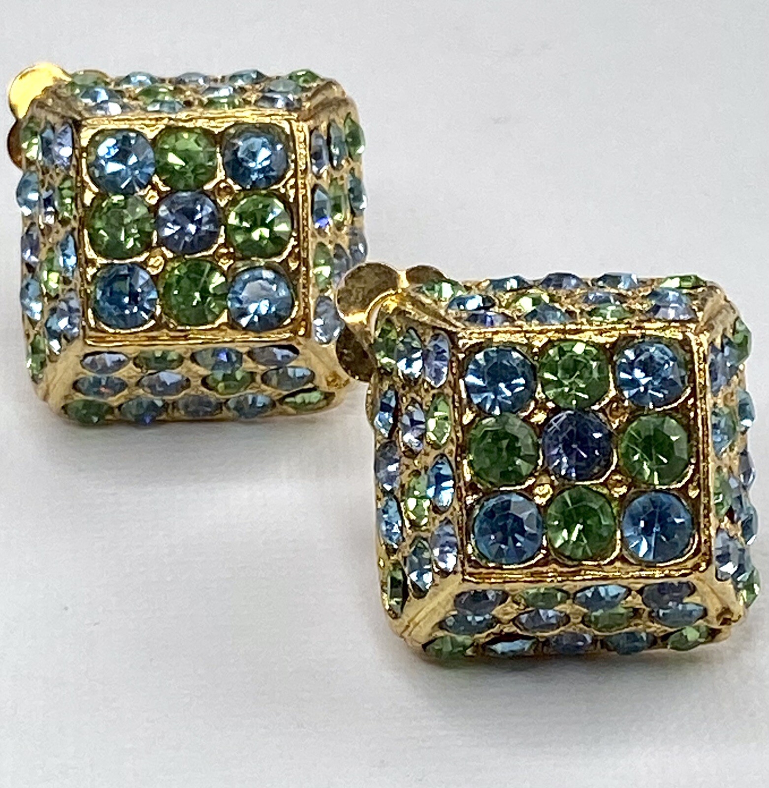 Vintage Signed BLAIR DELMONICO Blue And Uranium Glass… - Gem