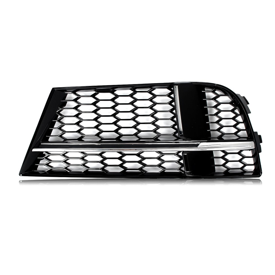 Pair Front Fog Light Cover Bezel Grille Grill Fit AUDI A3 8V S-LINE ...
