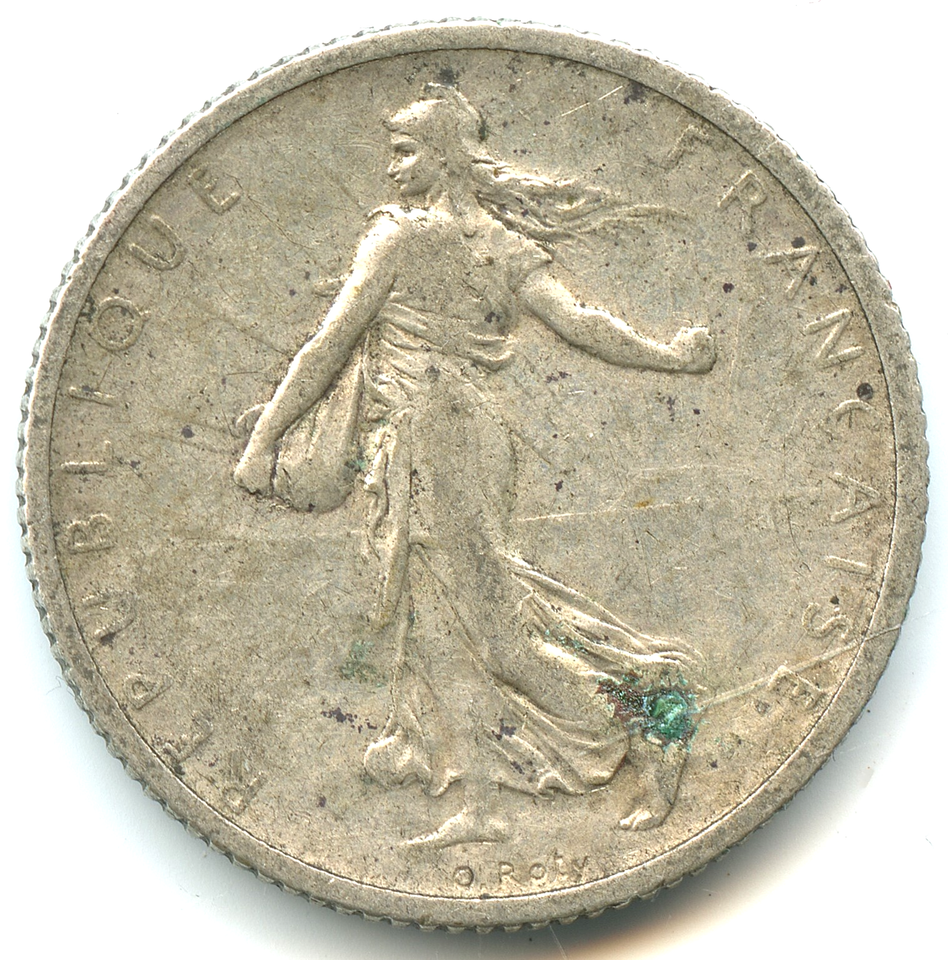 1 franc argent Semeuse 1908 n°5552 | eBay