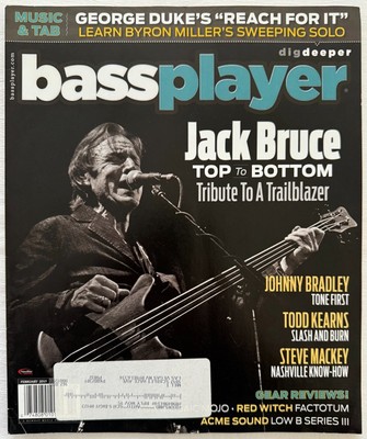 Bass Player - Feb 2015 - Jack Bruce - Steve Mackey - Slash - George ...