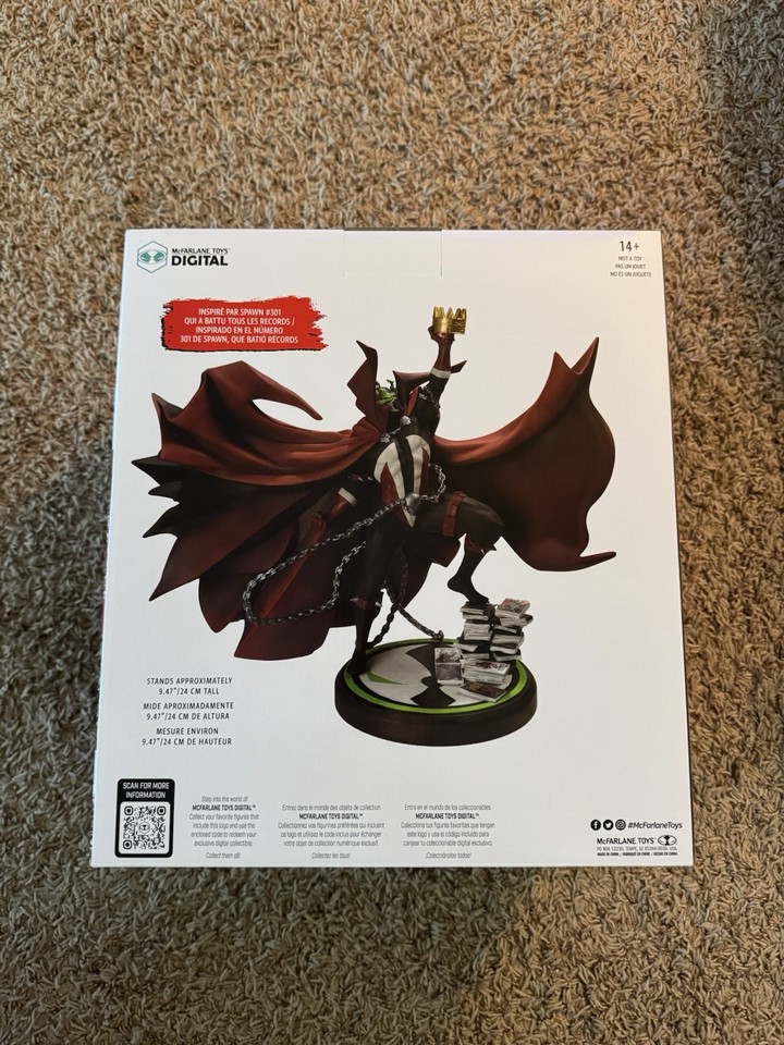 Spawn #1 Black, White, and Red All Over 1:10 Scale Resin Statue -mint ...