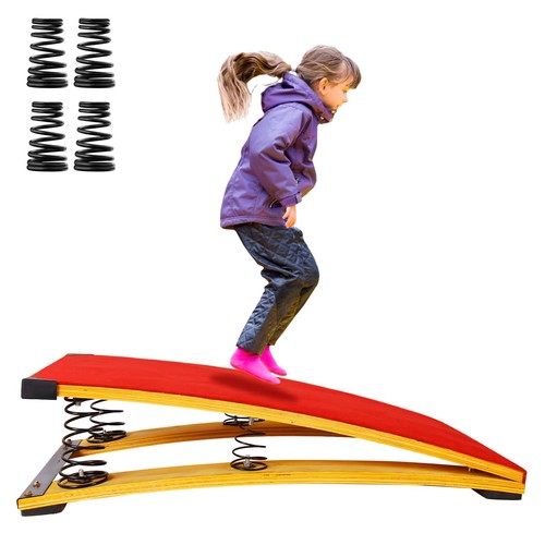4 Springs Gymnastics Springboard for Kids, 31.5"X19.7" Vaulting ...