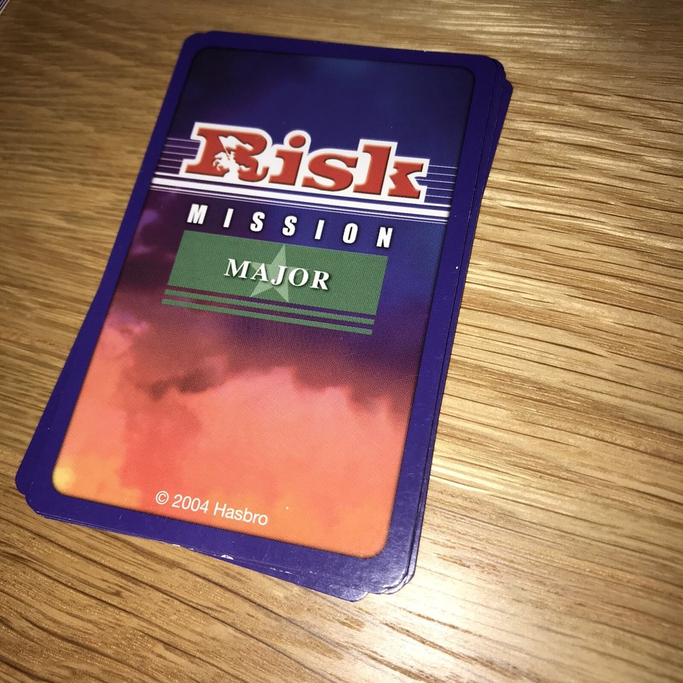 RISK PARKER GAME 2004 SPARE REPLACEMENT PIECES MISSION CARDS FIGURES ...