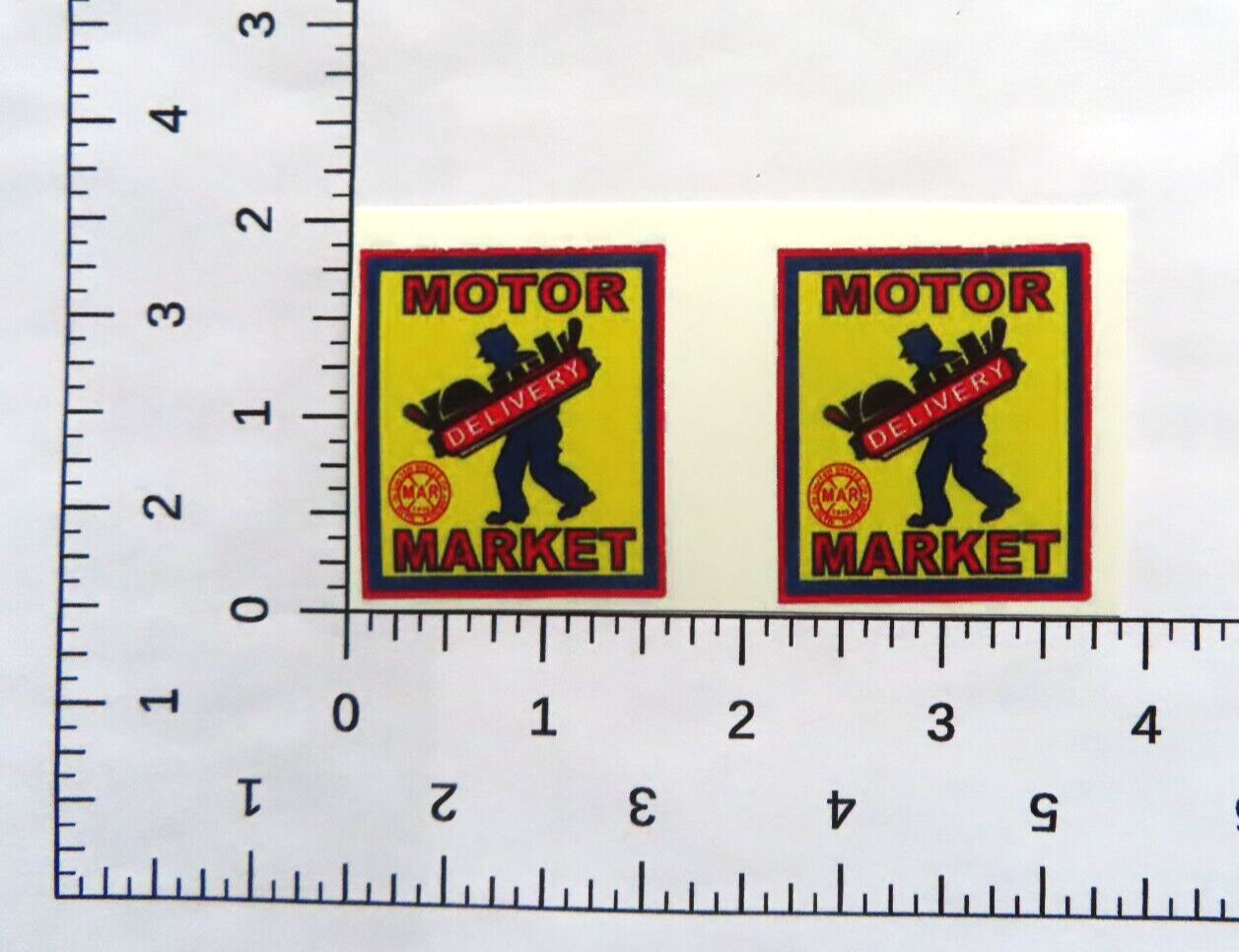 water slide decal set for Marx Motor Market truck W/TRACKING | eBay