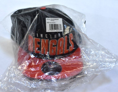 Cincinnati Bengals Lock Up Flat Brim Yough Snapback Adjustable Team NFL ...