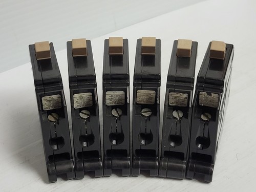 LOT OF 6 CUTLER HAMMER CIRCUIT BREAKER CH115 15 A AMP 1P 1 POLE | eBay