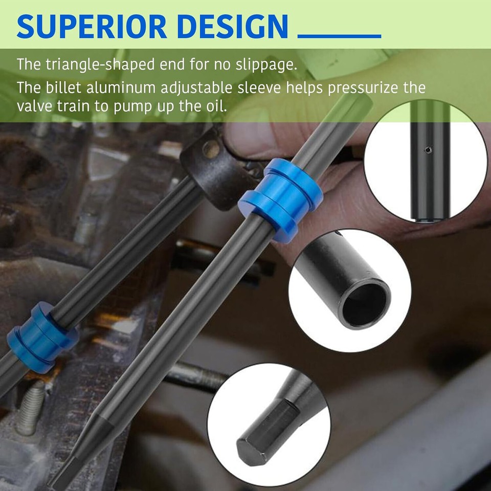 Oil Pump Primer Tool For Chevy V6 V8 Engines SBC 350 BBC 454 Small Big ...