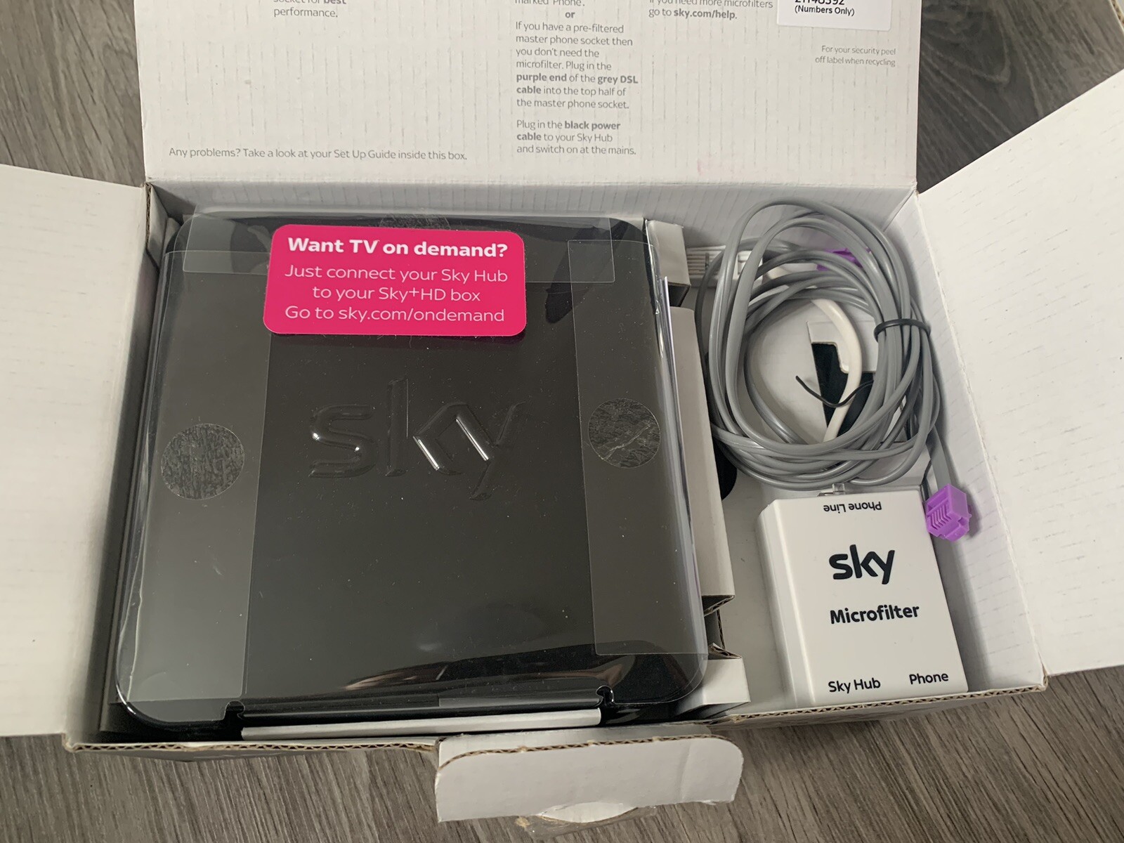 Sky Broadband Hub SR102 600Mbps Wireless Fibre WiFi Router for sale ...