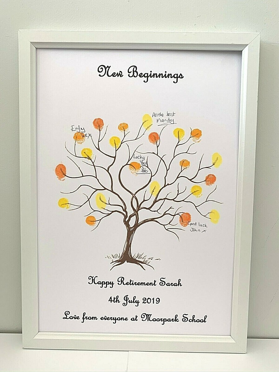 Wedding Guest Book Fingerprint Tree