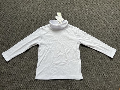 Girls size 3, Anko, White 100% Cotton Roll Neck Skivvy Top NWT | eBay
