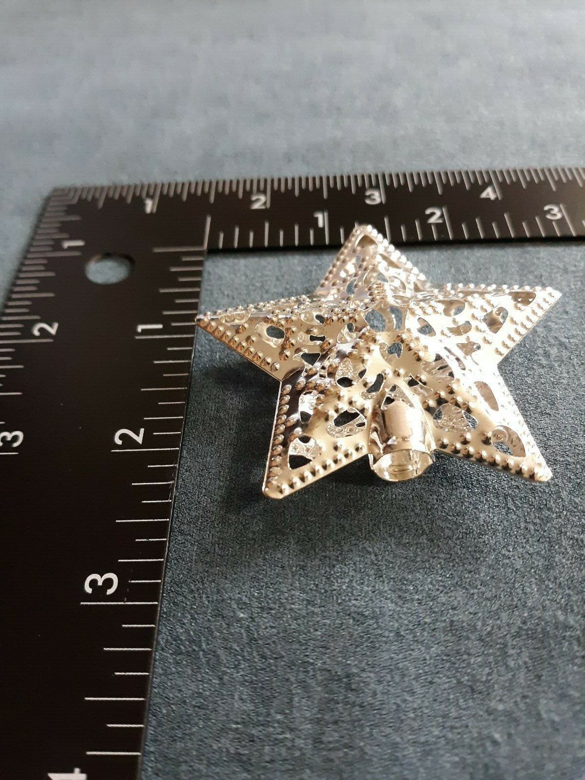 Miniature Christmas Silver Star | eBay