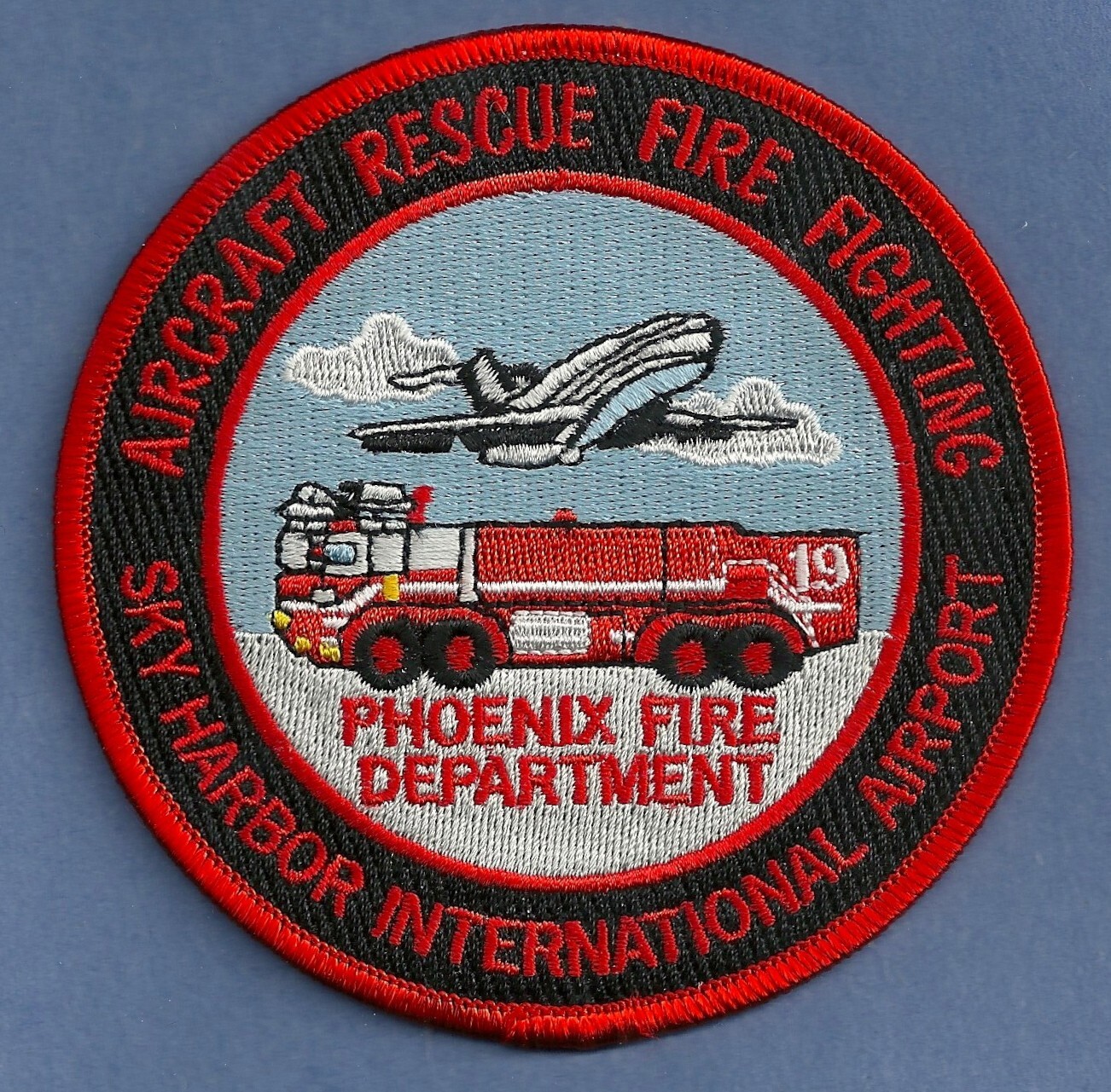 PHOENIX ARIZONA SKY HARBOR INTERNATIONAL AIRPORT ARFF FIRE PATCH | eBay