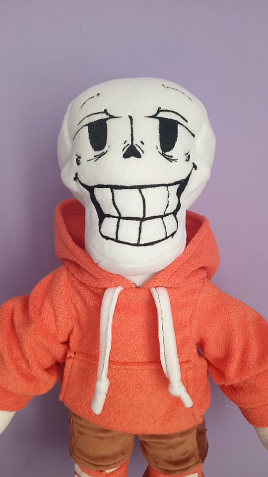 Underswap Papyrus. Undertale. Large plush toy. Size 17 inch | eBay