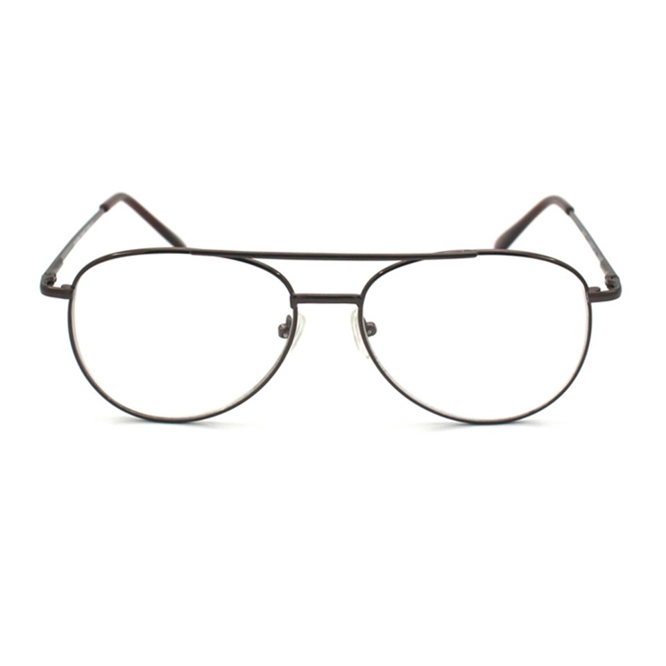 Aviator Style Reading Glasses EYE ZOOM Men and Women Metal Aviator ...