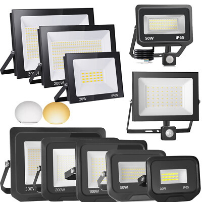LED Fluter Außen Strahler Scheinwerfer 10W 20W 30W 50W 100W 200W 300W ...