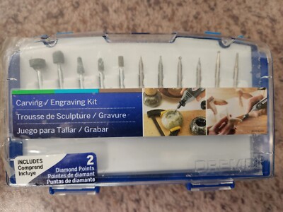 Dremel 689-01 11pc Carving/Engraving Mini Accessory Kit | eBay