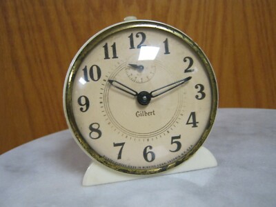 Gilbert Alarm Clock celluloid case in it's original box | eBay