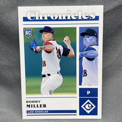 2023 Chronicles Baseball Bobby Miller Rookie Card #1 LA Dodgers RC | eBay