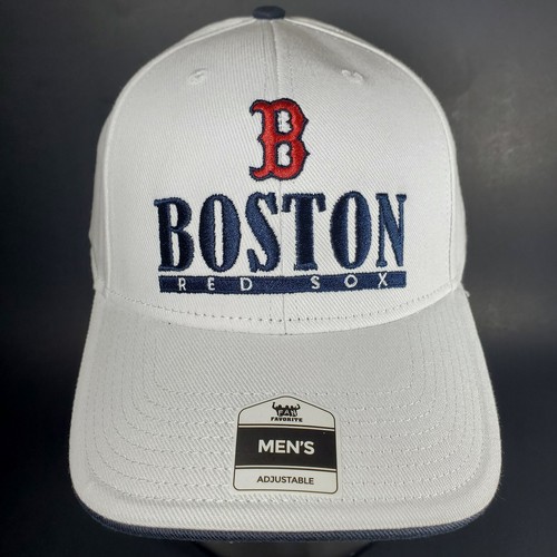 Boston Red Sox Fan Favorite White Snapback Hat Cap Spellout NWT | eBay