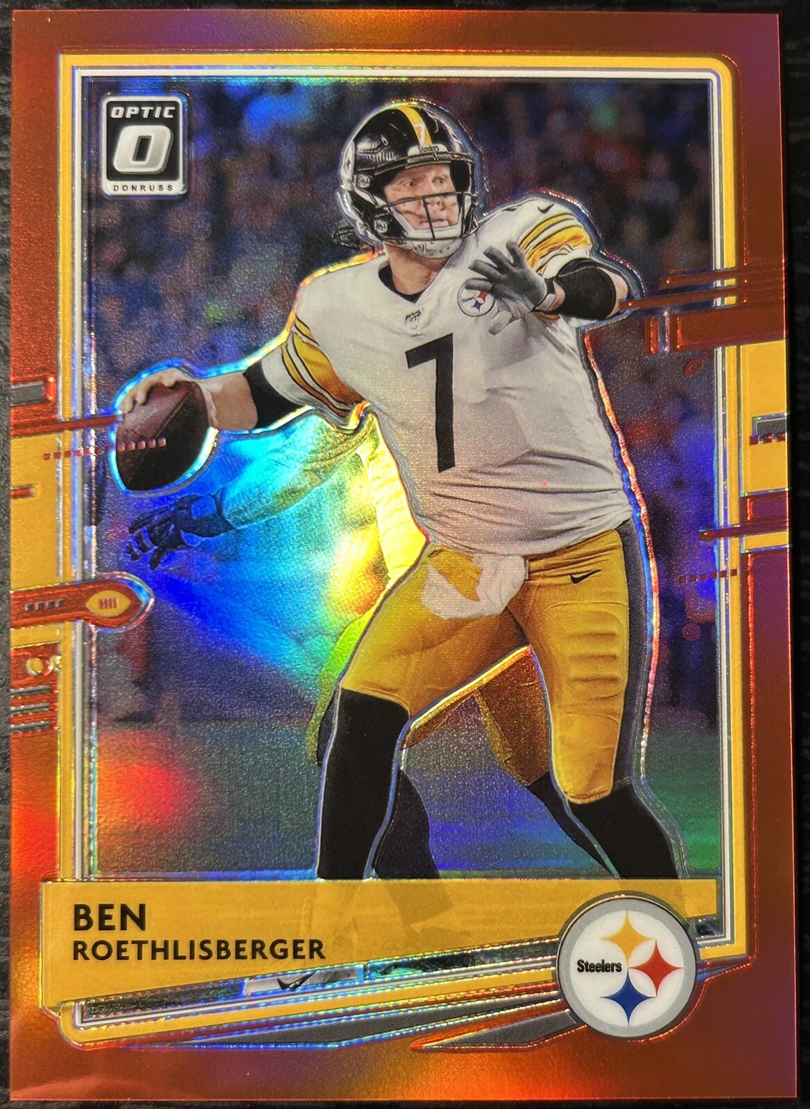 2020 Panini Donruss Optic - Red Prizm #82 Ben Roethlisberger /99 for ...