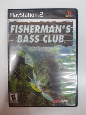 Fishermans Bass Club Playstation 2 PS2 Game Complete CIB Tested MINT ...