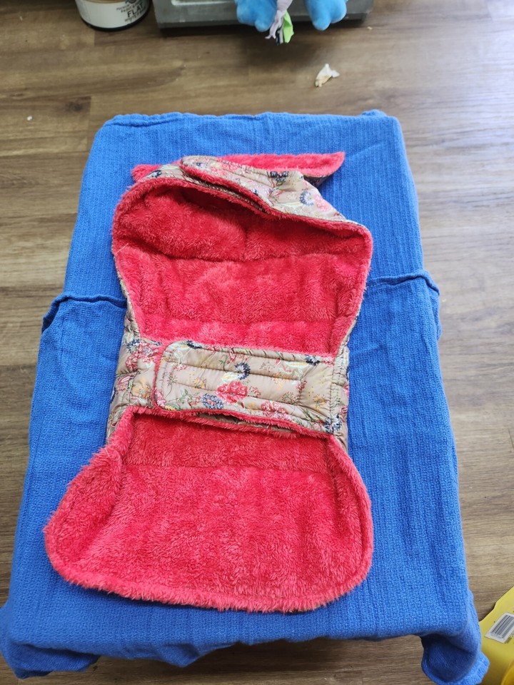 The Nature Lover YOULY Pet Coat 16-19” Med / LARGE Pink Tan Girl Dog ...