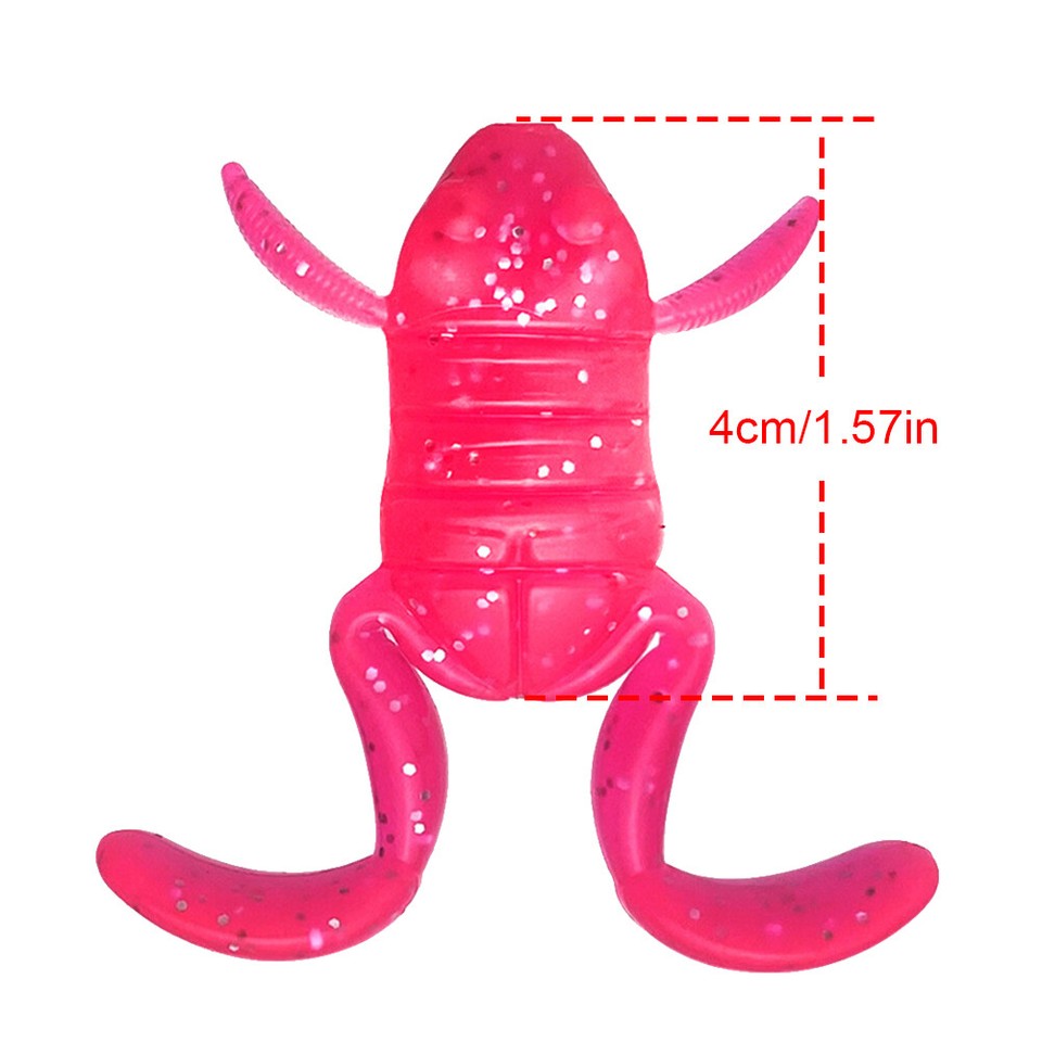5Pcs Frog Soft Bait 10g Kick-Legged Frog Floating Bait for Bass Fishing ...