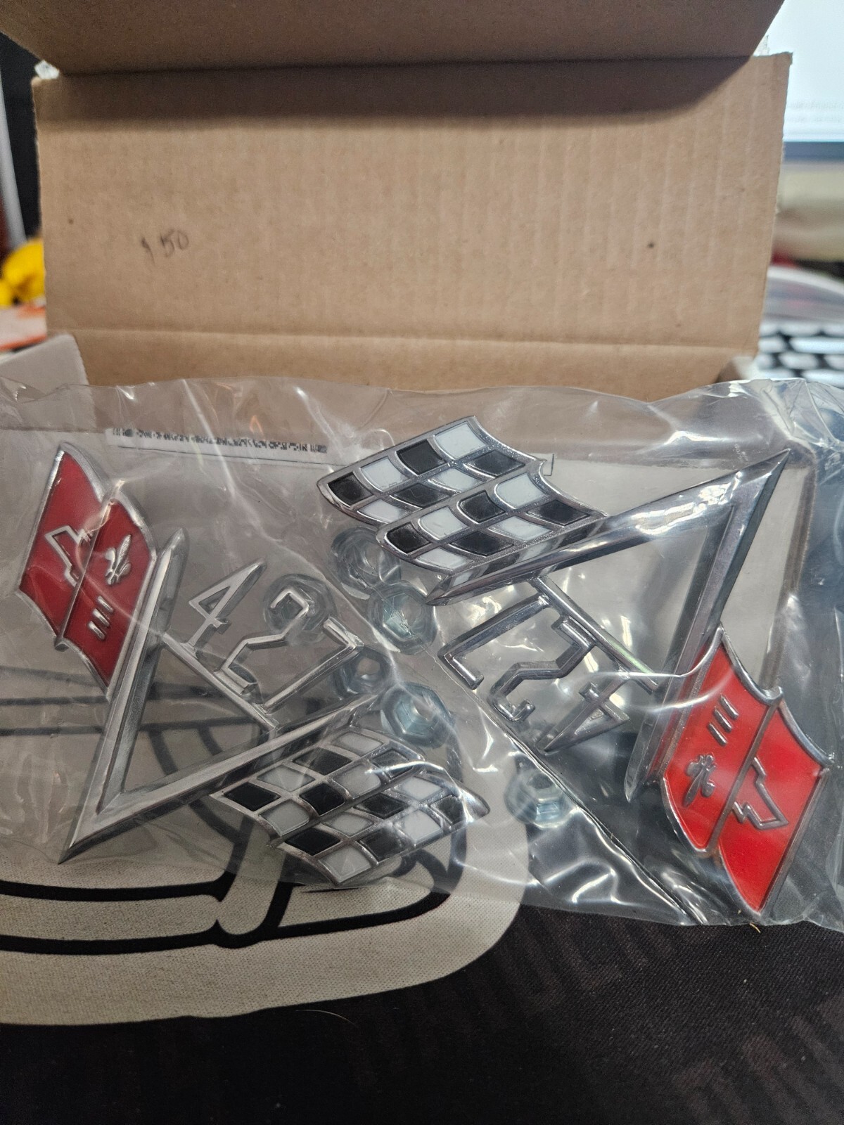 CHEVROLET CAMARO CHEVELLE NOVA CUSTOM 2X 427 EMBLEMS AND STICKER | eBay