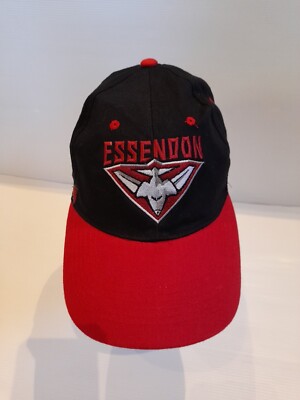 Vintage Retro Official AFL Essendon Bombers 90s Adjustable Hat Eclipse ...