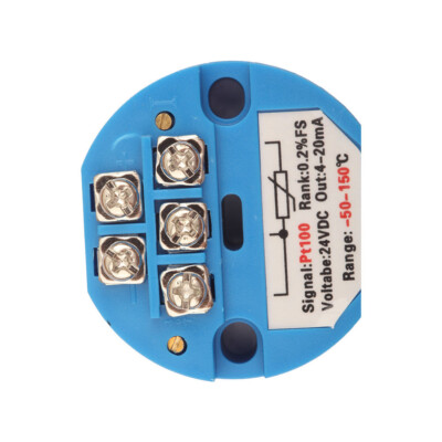 1PCS 4-20MA -50~150℃ RTD PT100 SBW Temperature Sensor Transmitter ...