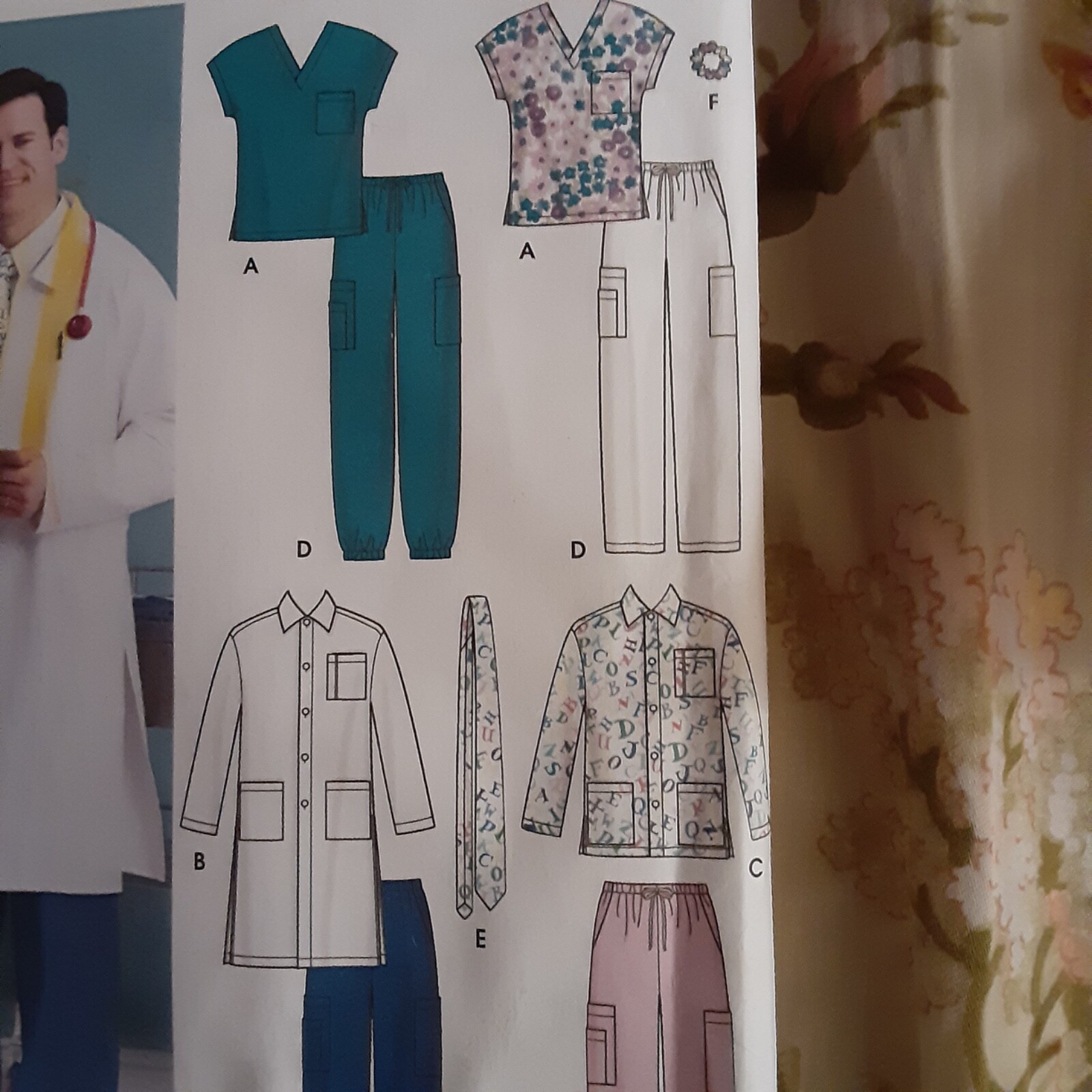 Simplicity Pattern 5443 Unisex Scrub Pants Top Jacket Sz Xl-xxxl Uncut ...