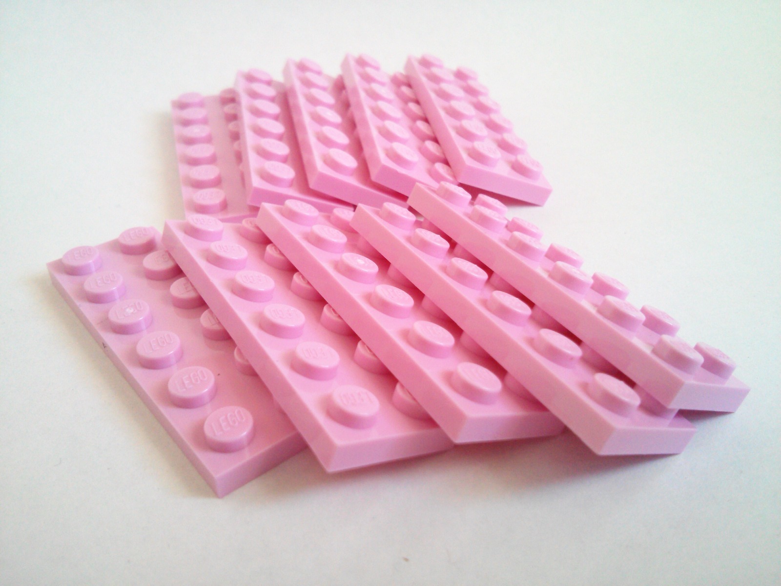 x10 New Lego Pink Plate 2x6 | eBay