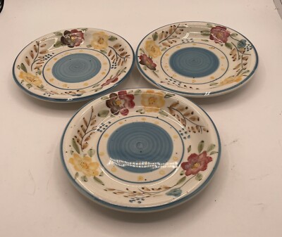 Royal Norfolk Floral 7.5 Inch Plates (3) | eBay