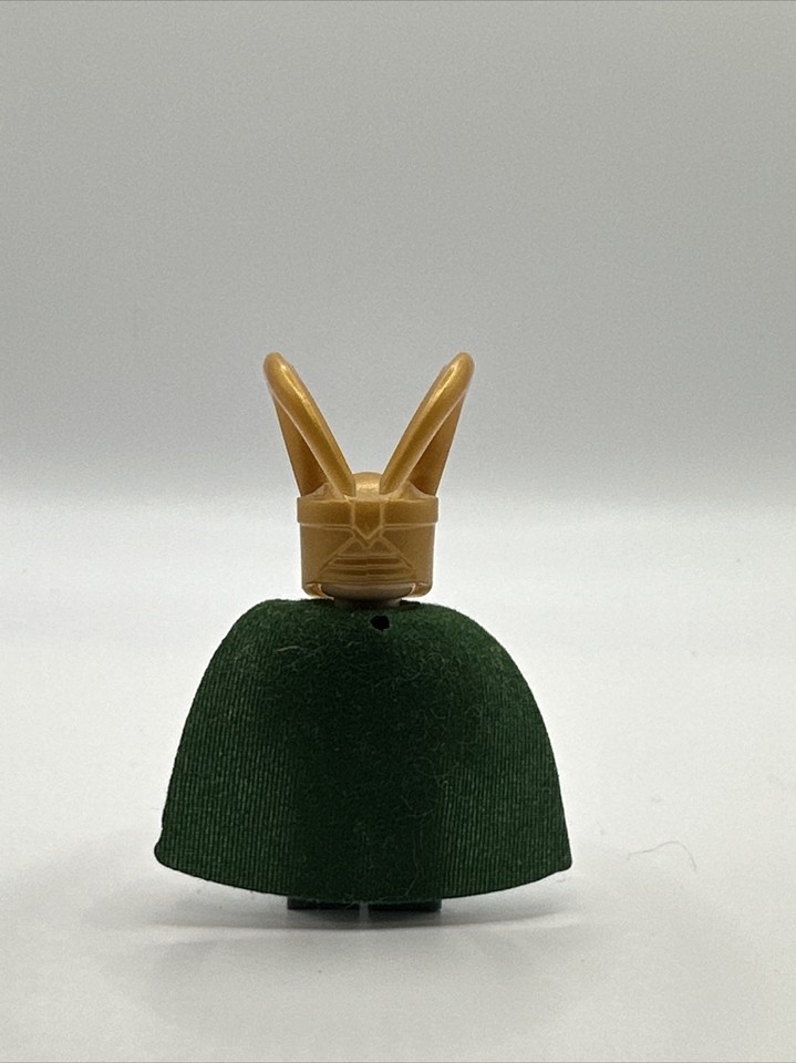 LEGO LOKI MINIFIGURE AVENGERS SUPER HERO FIG GREEN CAPE | eBay