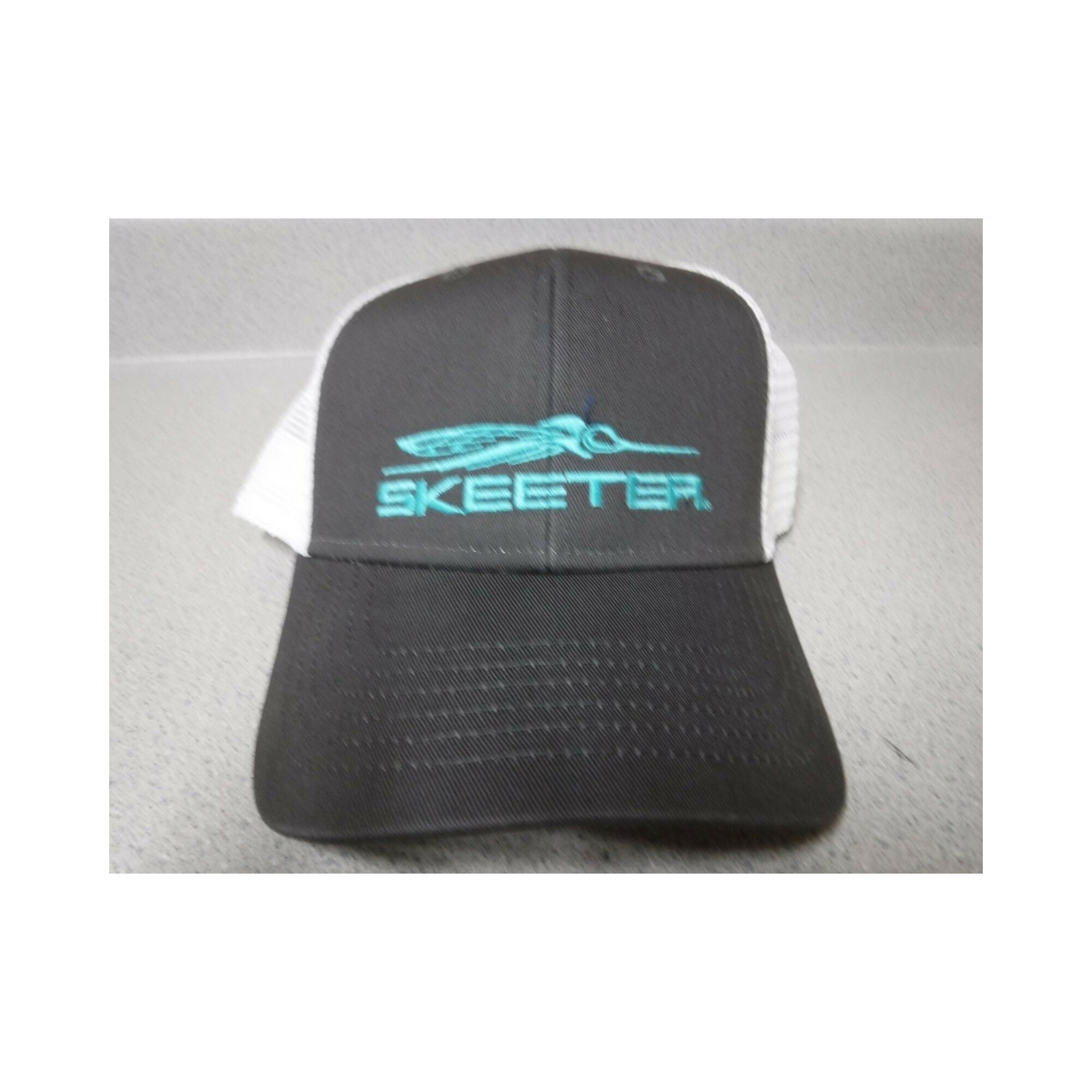 New Authentic Skeeter Hat Limited Edition/ Front Charcoal/ Back White ...