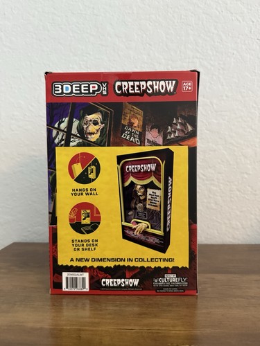 Culturefly Creepshow 3DEEP VHS 3D Movie Art 7.5" Tall Wall Display Sits ...