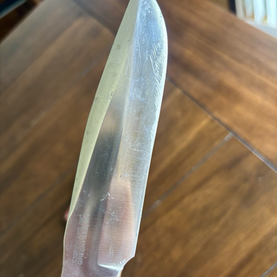 Vintage Blackjack Knives Classic Model 5 Micarta Fixed Blade Hunting ...