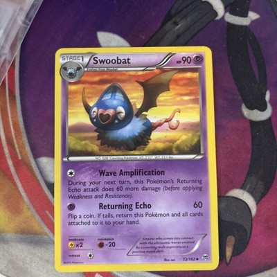 Swoobat 72/162 - LP XY Breakthrough - Pokemon 2015 Uncommon TCG Card | eBay