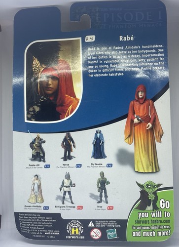 Star Wars Queen's Chambers Rabe 3.75" Action Figure 2004 Hasbro New ...