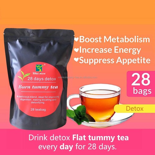 weight loss Flat Tummy Tea Slimming Burn Calories Fat Burner win town ...