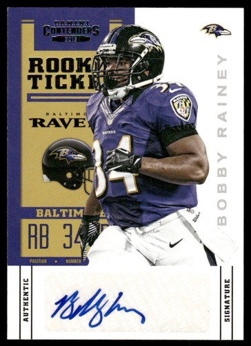 Bobby Rainey Auto Rookie 2012 Panini Contenders #106a 46500 | eBay