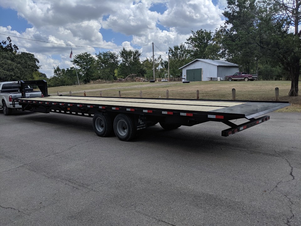40' Gooseneck Hydraulic Tilt Trailer, Container Trailer | eBay