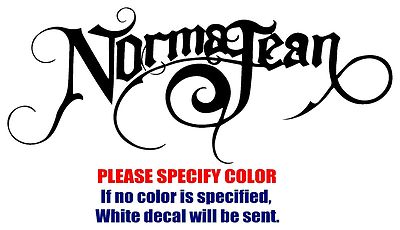 Norma Jean Band Rock Graphic Die Cut decal sticker Car Truck Boat ...