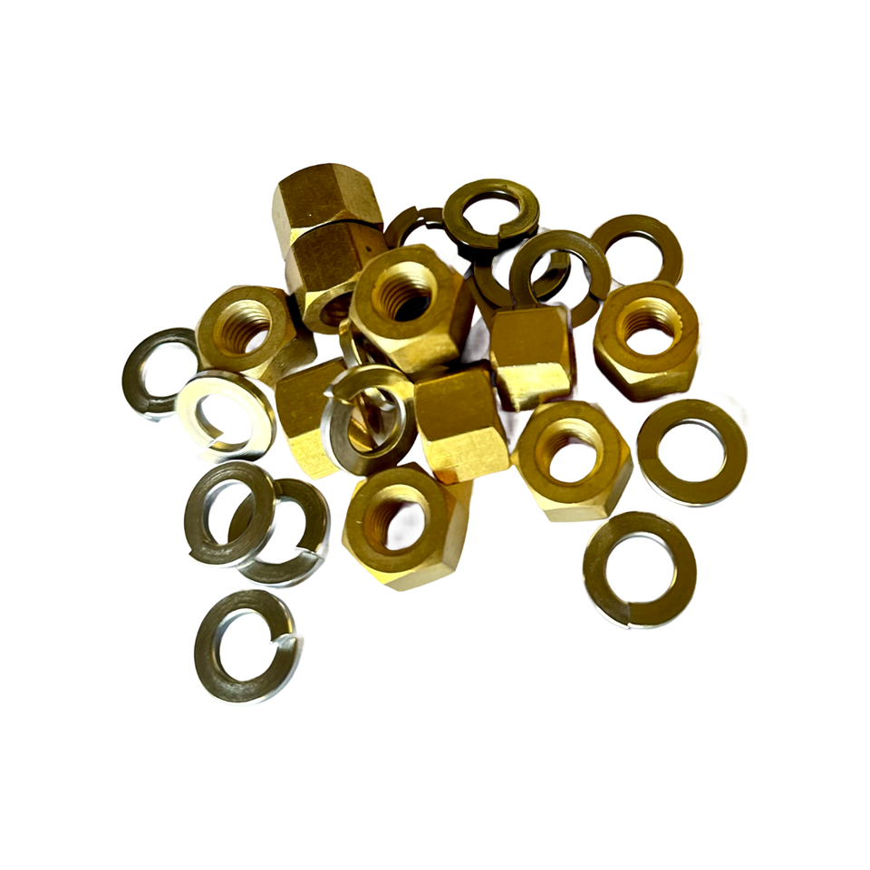 Tri Clamp High Pressure Clamp Nuts and Washers Combo Closed Loop ...