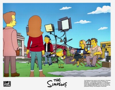 Richard Kind REAL hand SIGNED 8x10” The Simpsons Photo #3 COA ...